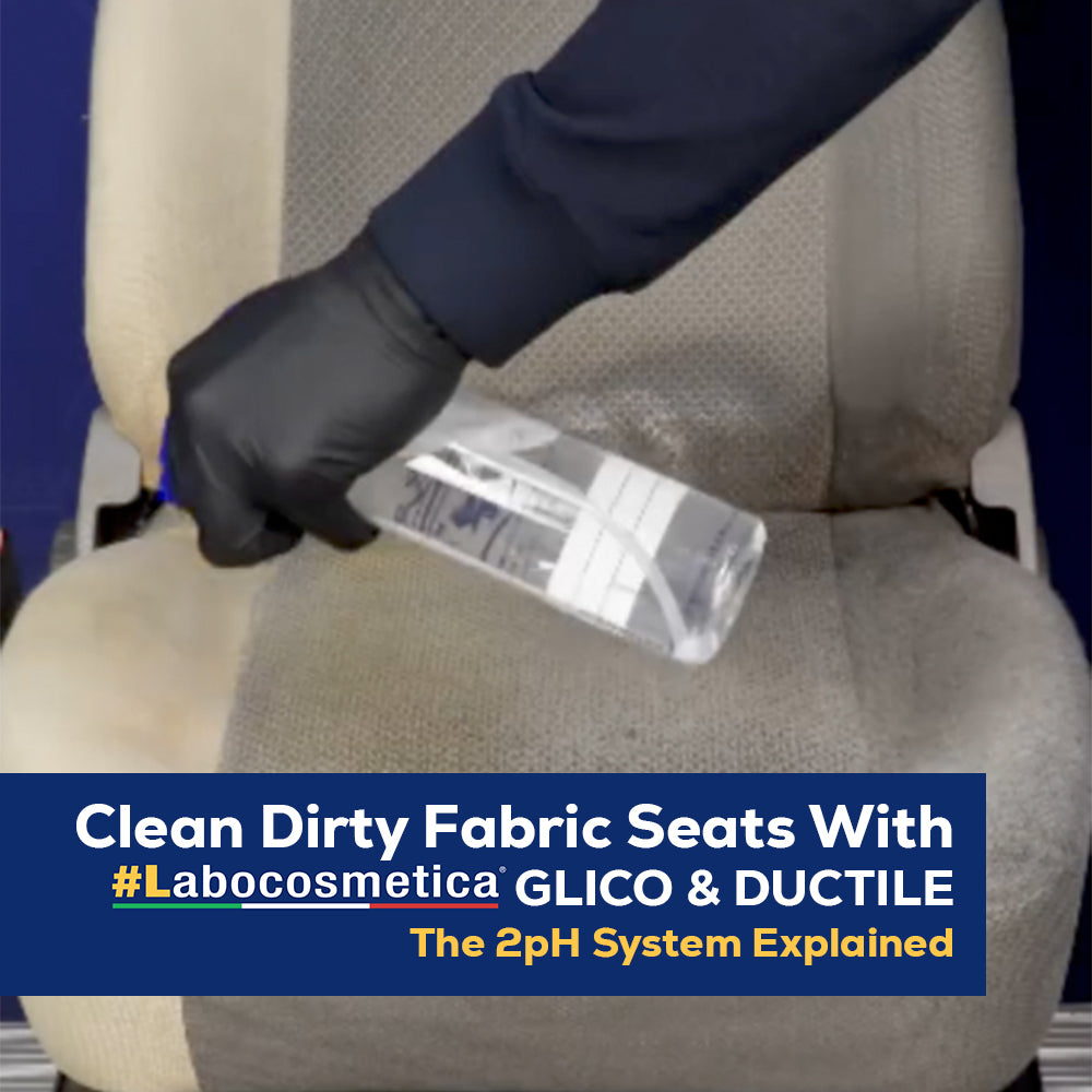 The Best Way To Clean Dirty Fabric Seats With GLICO & DUCTILE