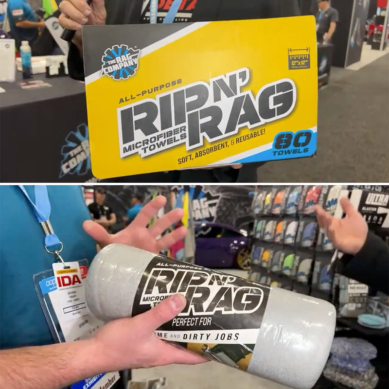 The Rag Company's NEW RIP N' RAG Rolls & Wax Applicator